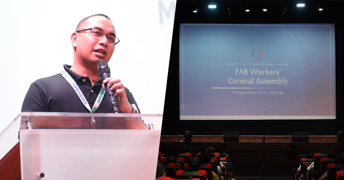 Mayor AJ joins FAB workers general assembly - 1Bataan