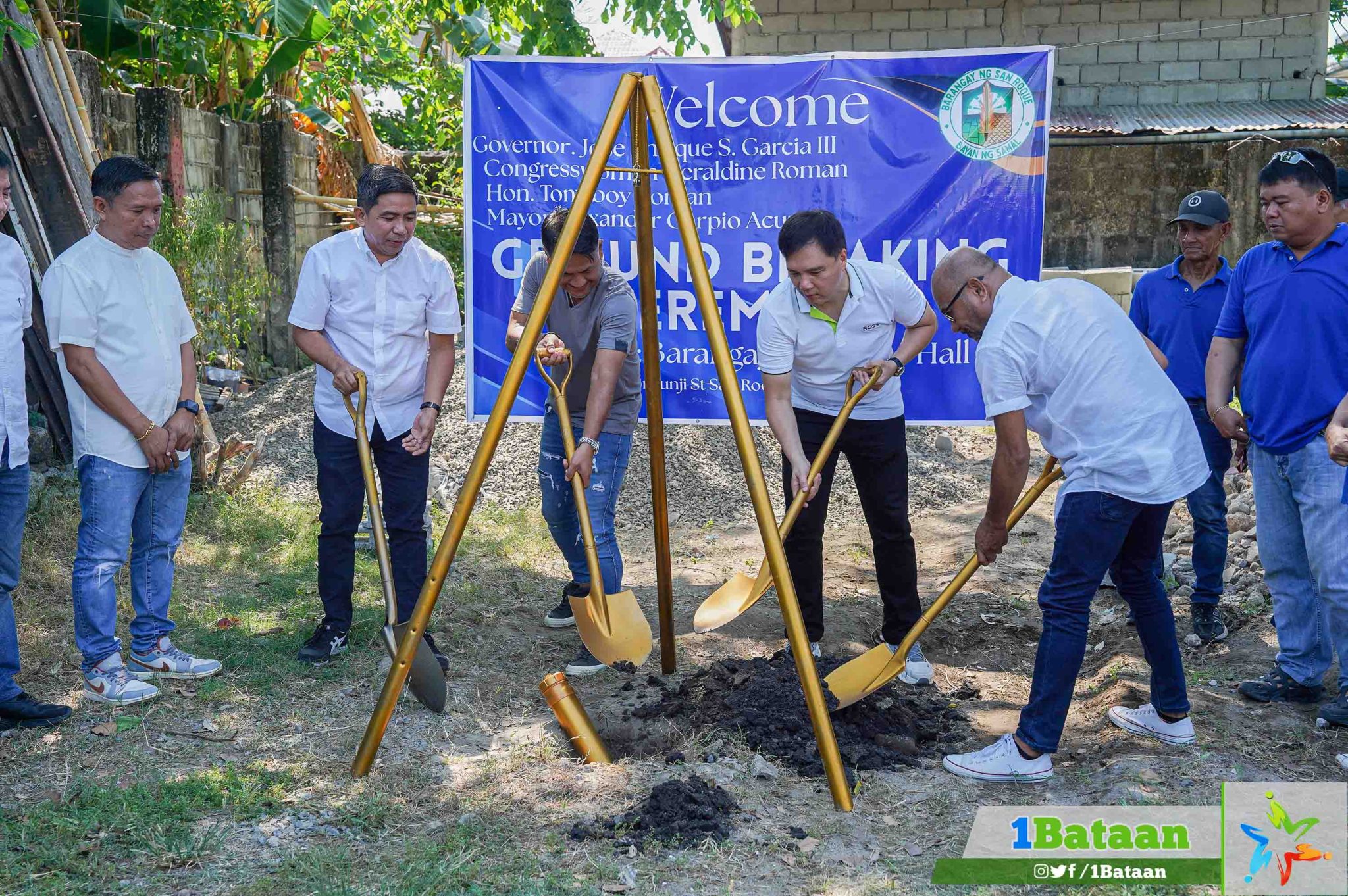 Brgy. San Roque breaks ground for their barangay hall