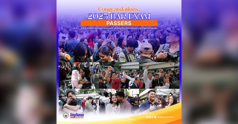 Rep Tony Roman congratulates new lawyers - 1Bataan